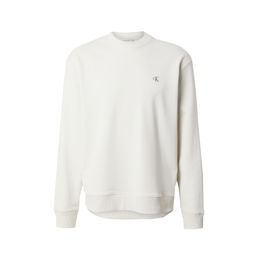 Calvin Klein Jeans Sweatshirt Herren Gr&ouml;&szlig;e M hellbraun / naturwei&szlig;