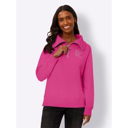 Heine Sweatshirt Damen Gr&ouml;&szlig;e XL fuchsia