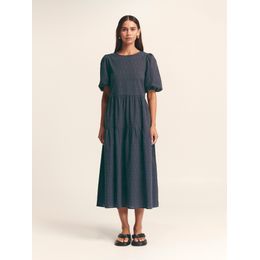 St Mrlo Kleid 'Sitia' Damen Gr&ouml;&szlig;e 44 navy / hellbraun Winterkleid