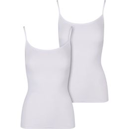 Urban Classics Ladies Tank Top 2-Pack ' ' Damen Gr&ouml;&szlig;e XL wei&szlig;