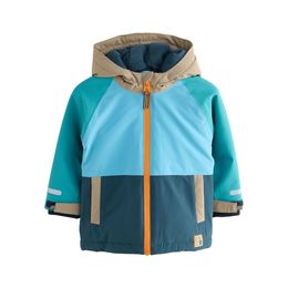 next Funktionsjacke Jungen Gr&ouml;&szlig;e 104 cyanblau / hellblau / dunkelblau / taupe
