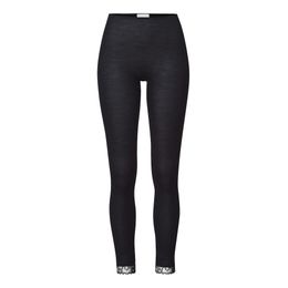Hanro Leggings ' Woolen Lace ' Damen Gr&ouml;&szlig;e S schwarz