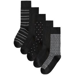 next Socken Herren Größe 43/45 grau / hellgrau / schwarz / weiß