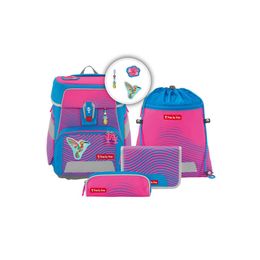 Step By Step Space Neon Schulranzen-Set 5-teilig in Kolibri Kaja | Gr.: onesize