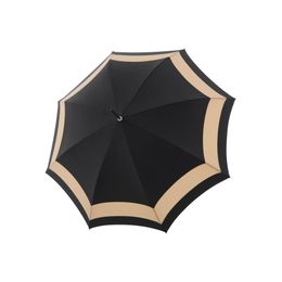 doppler MANUFAKTUR Elegance AC Royal Stockschirm 91 cm in schwarz-braun | Gr.: onesize