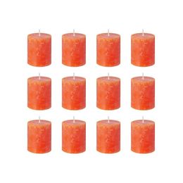 Butlers Stumpenkerze RUSTIC 12er-Set in Orange | Gr.: onesize