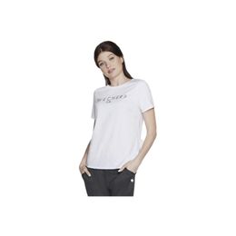T-Shirt "Skechers SHINE TEE" in Wei&szlig; | Gr.: M