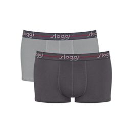 Sloggi Boxershort 2er Pack in Grau/Schwarz | Gr.: XL