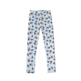 Disney Frozen M&auml;dchen Leggings mit Anna & Elsa Motiv von Disney in Hell-Blau | Gr.: 98/104