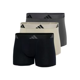 Adidas 3er Pack Trunk Active Flex Cotton in Mehrfarbig | Gr.: L