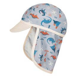 Playshoes Nackenschutzcap "Dino" in Hellblau | Gr.: 49 cm