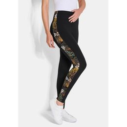 GOLDNER Schmale Doppelpack-Leggings in schwarz | Gr.: 48