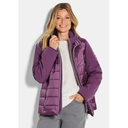 GOLDNER Sportive Steppjacke mit Kapuze in beere | Gr.: 44