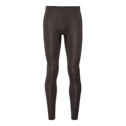 Hanro Lange Unterhose Woolen Silk in earthy ink | Gr.: S