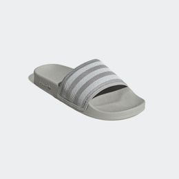 Badesandale adidas originals "ADILETTE", Gr. 50, weiß (grau two, crystal weiß, grau two), Textil, Sportlich, Schuhe