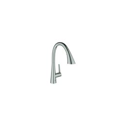Grohe Sp&uuml;ltischmischer Zedra SmartC supersteel, herausziehbare Brause (32294DC2)