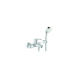 Grohe Wannen-Einhebelmischer Eurostyle C chrom, mit Brausegarnitur (3359220A)