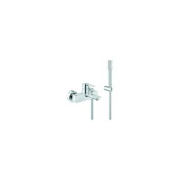 Grohe Wannen-Einhebelmischer Lineare chrom, mit Brausegarnitur, Wandmontage (33850001)