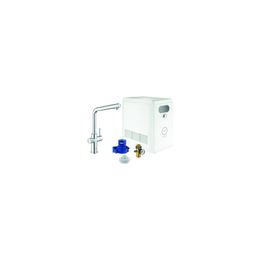 Grohe Sp&uuml;ltisch-Einhebelmischer Blue Professional L-Auslauf Set, chrom (31347003)