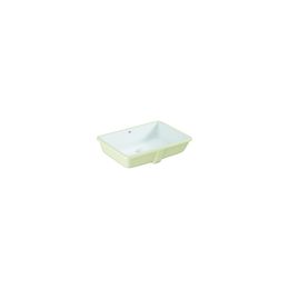 Grohe Unterbauwaschtisch Cube Keramik 49,2x37cm, mit &Uuml;berlauf, alpinwei&szlig; (3948000H)