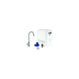 Grohe Sp&uuml;ltisch-Einhebelmischer Blue Professional Mono C-Auslauf Set, supersteel (31302DC2)