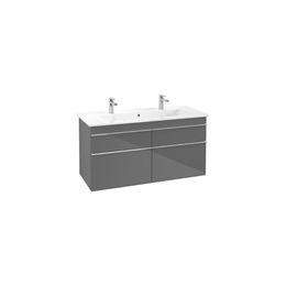 Villeroy & Boch V&B Waschtischunterschrank Venticello 115,3x59x50,2cm, Gr. Chrom, glossy grey ; Villeroy & Boch (A92901FP)