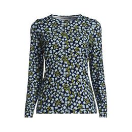 LANDS' END Badeshirt, Damen,  Blau, Nylon-Mischung, by Lands' End