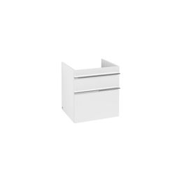 Villeroy & Boch V&B Waschtischunterschrank Venticello 55,3x59x50,2cm, Griff Chrom, white matt ; Villeroy & Boch (A92301MS)