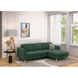 Home Affaire Ecksofa »Booster Couch wahlweise mit Schlaffunktion und Bettkasten-auch in Cord« Recamiere beidseitig montierbar, Sofa in L-Form, 232...
