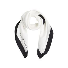 Calvin Klein Bandana »SILK LOGO BANDANA«, mit Logo Bright White/Black