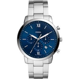 Fossil Analog Watch male Silver size One Size