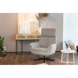 Die PlanBar Relaxsessel &raquo;MP-RS20079&laquo; 360&deg; drehbar, Wippfunktion zus&auml;tzlich w&auml;hlbar, Kaltschaumpolsterung grau 100% recyceltes Polyester