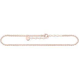 Thomas Sabo Fußkette »AK0035-413-39-L27V, AK0035-415-40-L27V« roségoldfarben