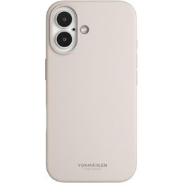 VONMÄHLEN VONMÄHLEN Smartphone-Hülle »iPhone 16, Soft Silicone Case - Cream« Cream