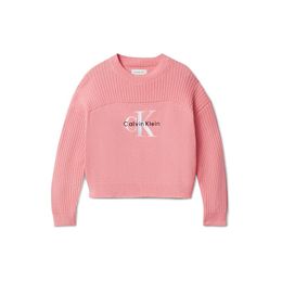 Calvin Klein Sweater 'Monologo CN' girl Pink size 16