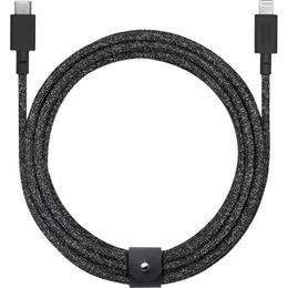Native Union Smartphone-Kabel »Gürtelkabel XL (USB-C zu Lightning)« Lightning USB-C 300 cm schwarz Bleiben Sie verwicklungsfrei mit dem...