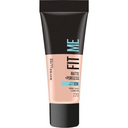 Maybelline NEW YORK Foundation »Fit Me! Matte + Poreless Make-Up« mit langanhaltender Formel 220 Natural Beige Foundation von Maybelline New York