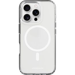 VONMÄHLEN VONMÄHLEN Smartphone-Hülle »iPhone 16 Pro Max, Transparent Case - Schutzhülle, White« weiß