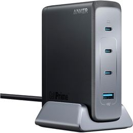 Anker Ladestation »Prime 240W GaN Wandladegerät (4 Ports)« schwarz Kann über tausend verschiedene Geräte mit Strom versorgen, darunter Laptops,...