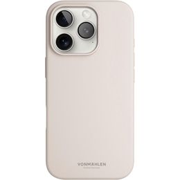 VONMÄHLEN VONMÄHLEN Smartphone-Hülle »iPhone 16 Pro, Soft Silicone Case - Cream« Cream