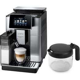 De'Longhi DE'LONGHI Kaffeevollautomat »PrimaDonna Soul ECAM610.75.MB - Mit Kaffeekannen-Funktion« Inkl. Kaffeekanne, Bean Adapt Technology, Edelstahl,...