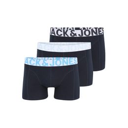 Jack & Jones JACK & JONES Boxershorts 'JACCONOR' Herren Gr&ouml;&szlig;e S marine / pastellblau / hellblau / wei&szlig;