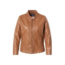 Only Carmakoma Jacke 'CARROBBER' Damen Größe 6XL cognac