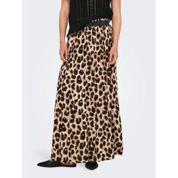 Only Maxirock »ONLVENEDIG AOP LIFE LONG SKIRT« Cloud Dancer AOP:TIANA LEO XL (42) XL (42) Langer Rock von Only