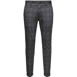 Only & Sons ONLY & SONS Chinos »ONSMARK SLIM CHECK PANTS 9887 NOOS« Black 29 - Länge 34 Länge 34 29 Karierte Hose im Chino Style von Only & Sons