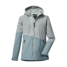 Killtec Outdoorjacke »KOS 206 GRLS JCKT« Wasserdichte, atmungsaktive Funktionsjacke mit verstellbarer Passform rauchmint 164 164 Funktionsjacke mit...