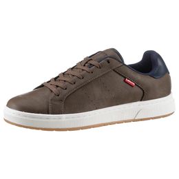 Levi's LEVI'S Sneaker »PIPER«, Schnürer, Halbschuh, Freizeitschuh mit Label dunkelbraun 40 40 Sneaker mit Ziernähten und Logoprägung an der Zunge