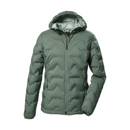 Killtec Steppjacke »KOW 8 WMN QLTD JCKT« Wasserabweisende Damenjacke, atmungsaktiv, weitenregulierbar graugrün 40 40 Jacke in Daunenoptik mit...