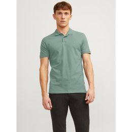 Jack & Jones JACK & JONES Poloshirt »JJEBASIC POLO SS NOOS« mit Logo Stickerei Iceberg Green L L Herrenpolo von Jack & Jones