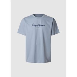 Pepe Jeans Rundhalsshirt »EGGO« light thames blue 533 XXL XXL Kurzarmshirt von Pepe Jeans